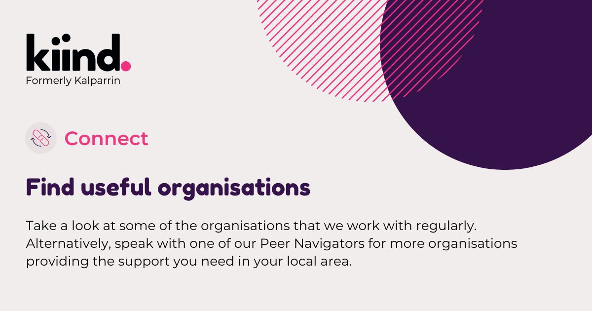 Find useful organisations | Kiind