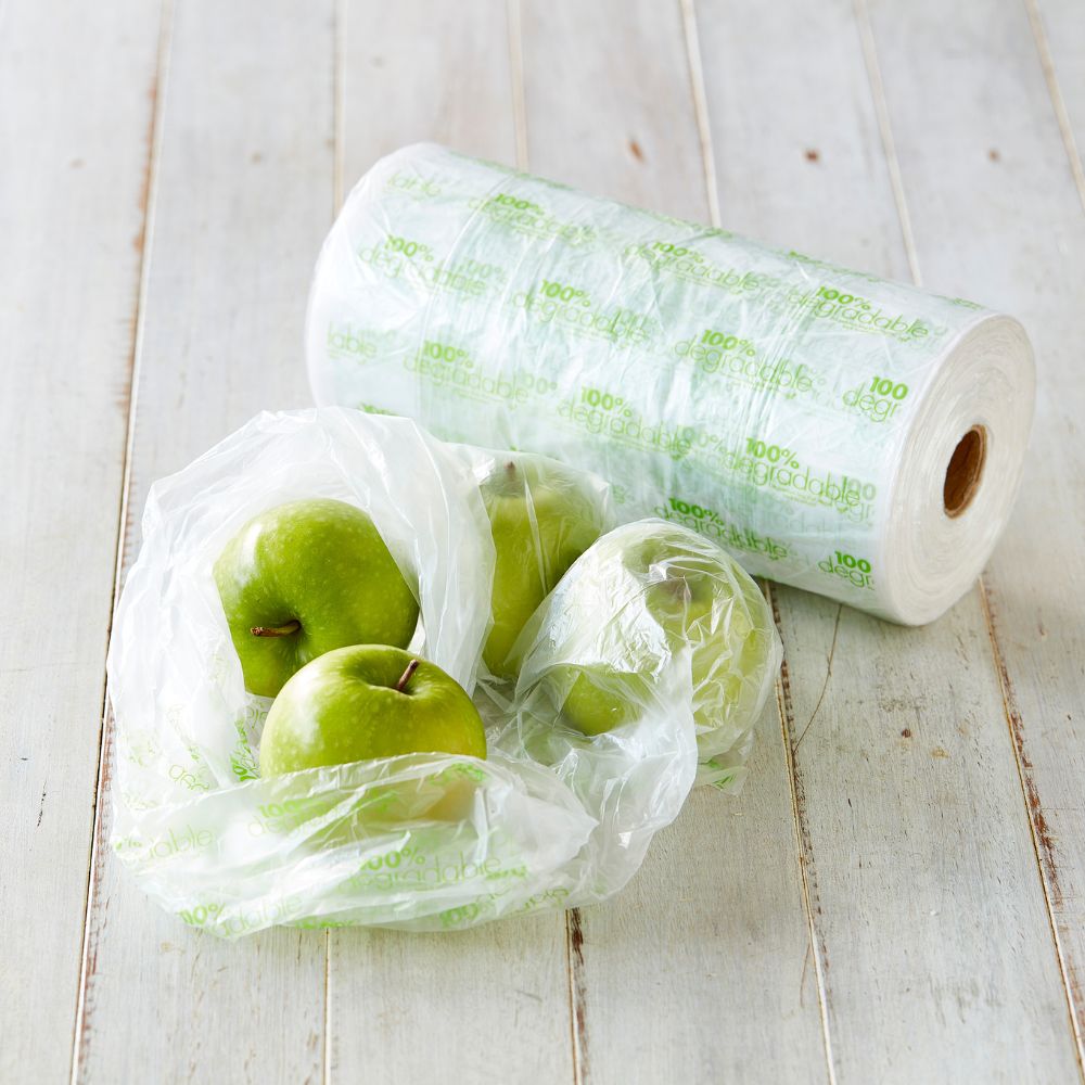 Product: Degradable Gusseted Produce Roll