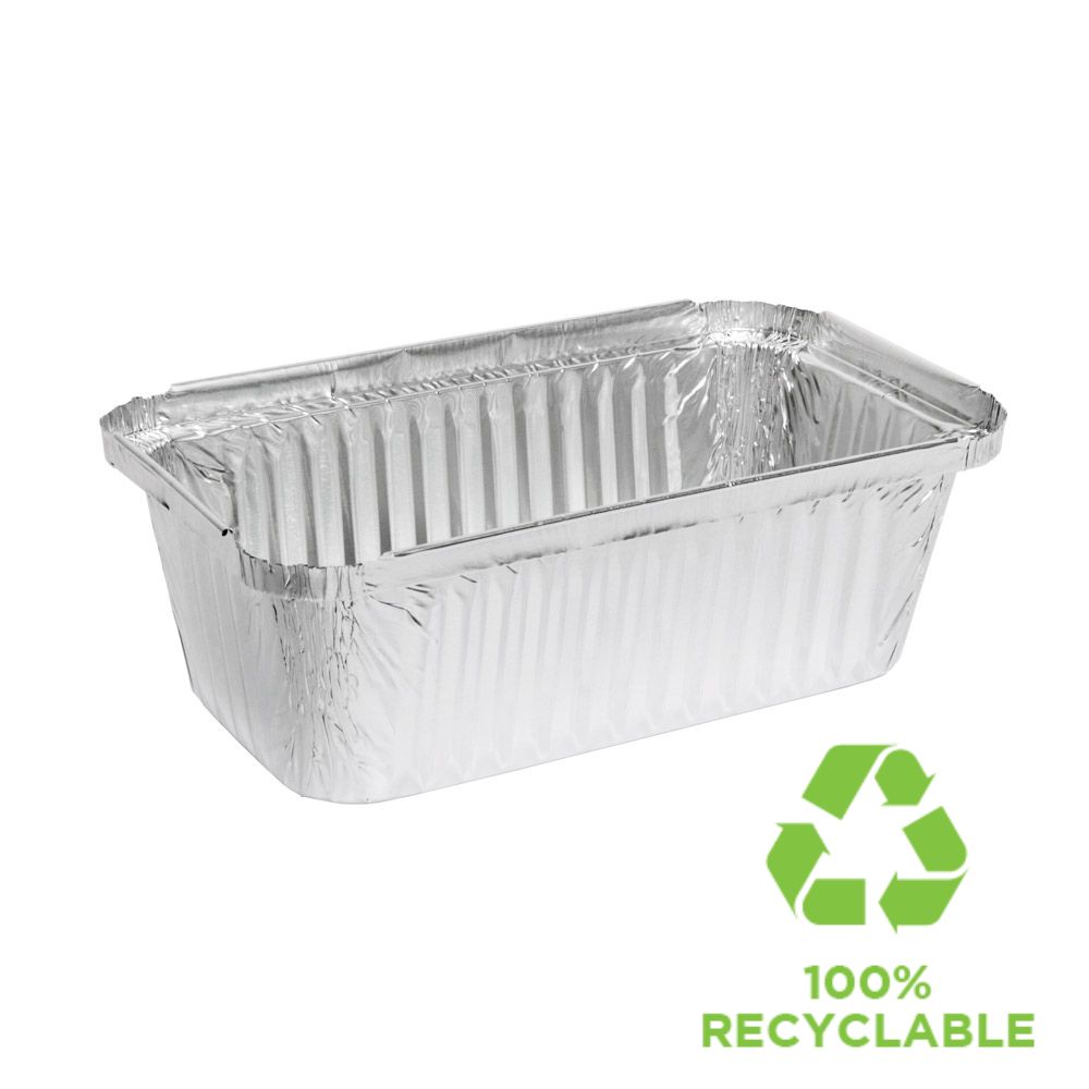 Product: 550mL Shallow Rectangle Foil Tray