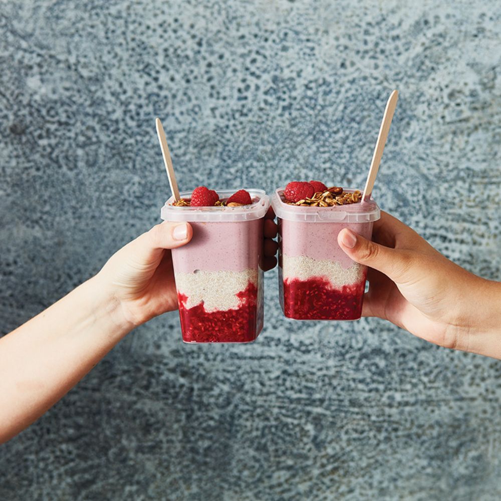 Product: 365mL DECA 79 Series Square Tamper Proof Container