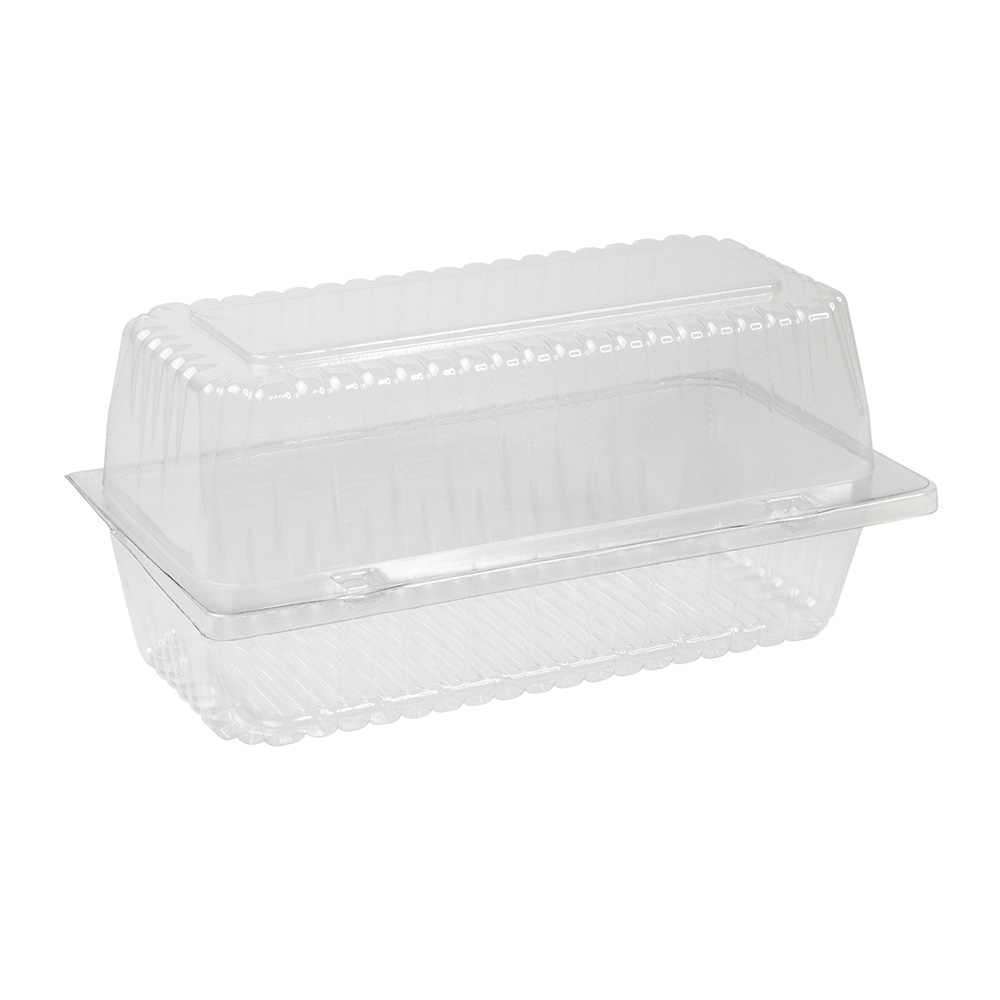 Product: Bar Cake Hinged Lid Container