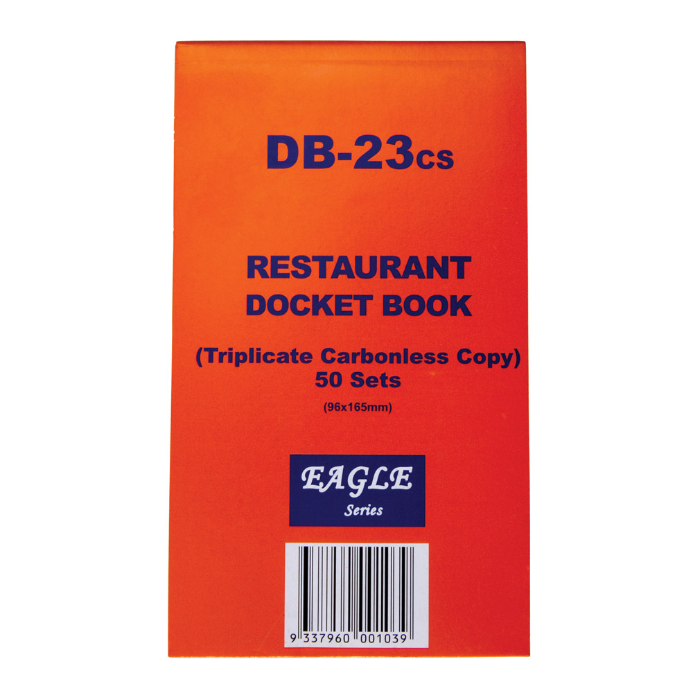 Product: Standard Triplicate Docket Book (DB008 - No Drinks)