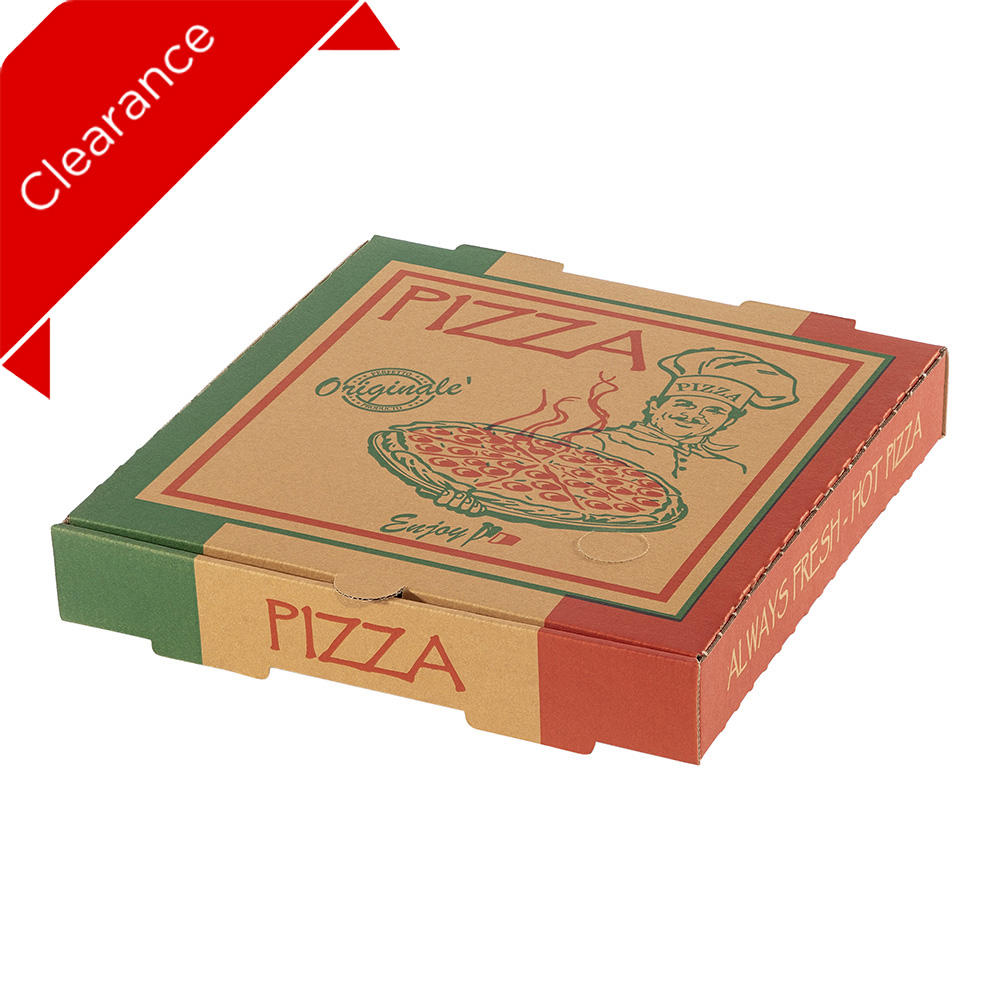 Product: 10in Brown Originale Printed Pizza Box