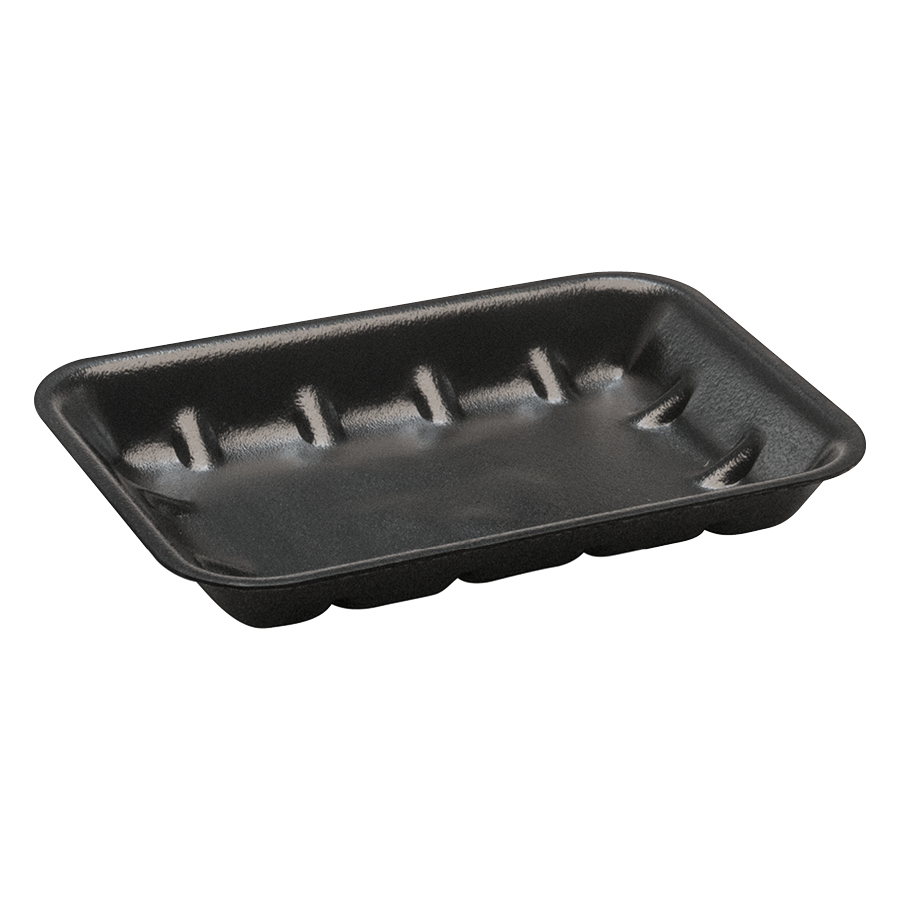 Product: 7x5in Black Foam Produce Tray