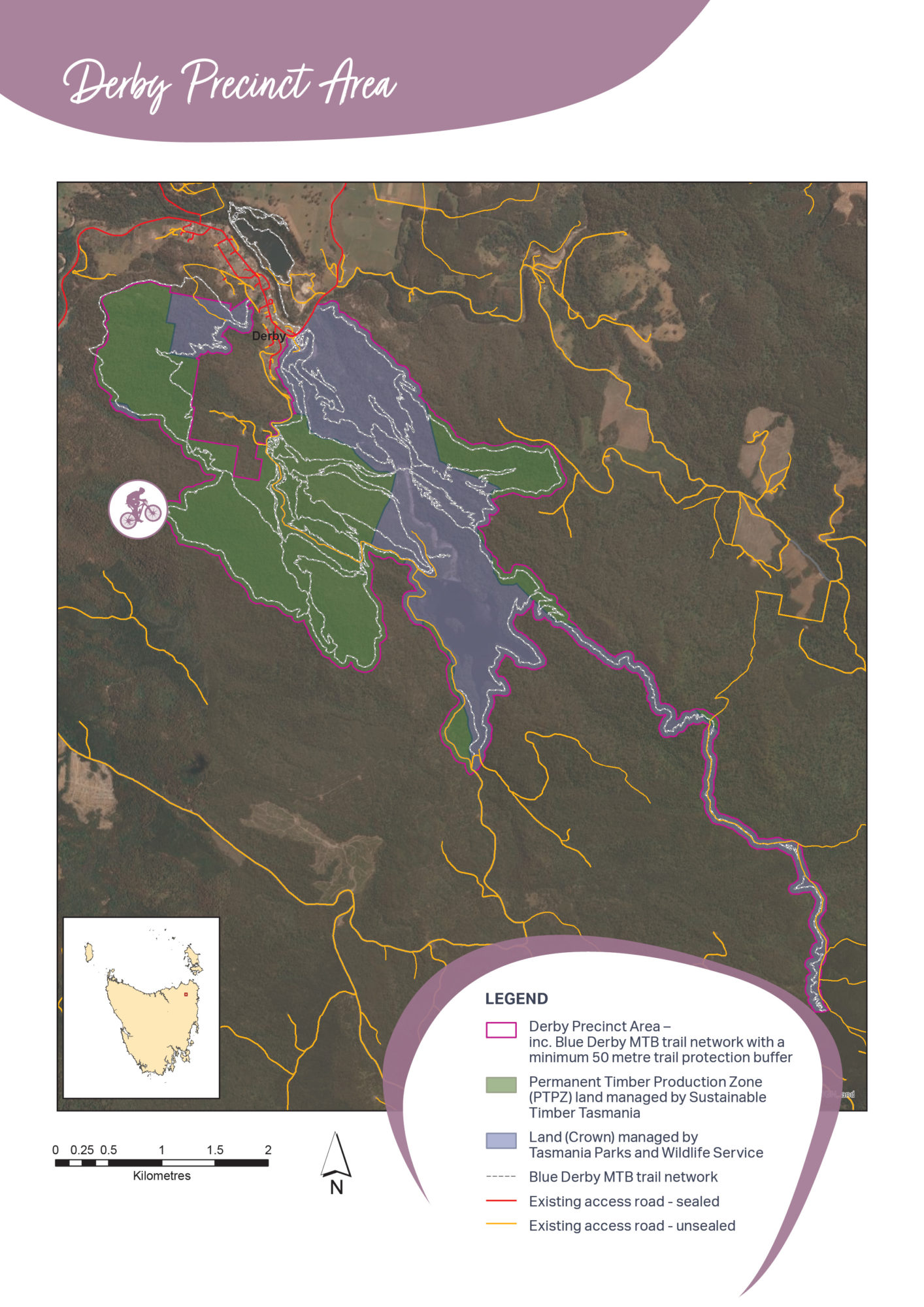 Derby Precinct Concept Plan released | Blue Derby trail network to be ...