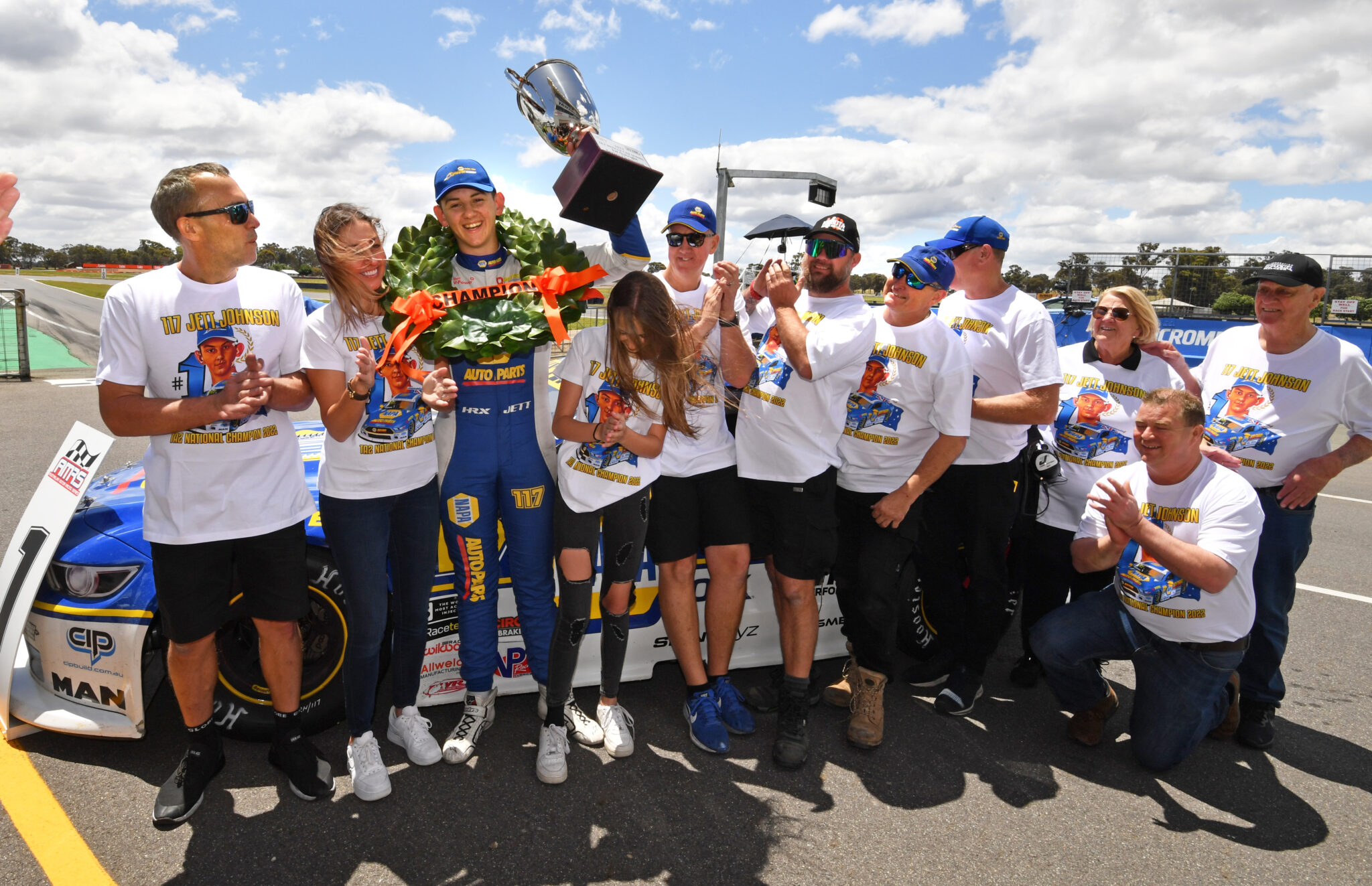 Third generation racer Jett Johnson wins maiden national motorsport ...