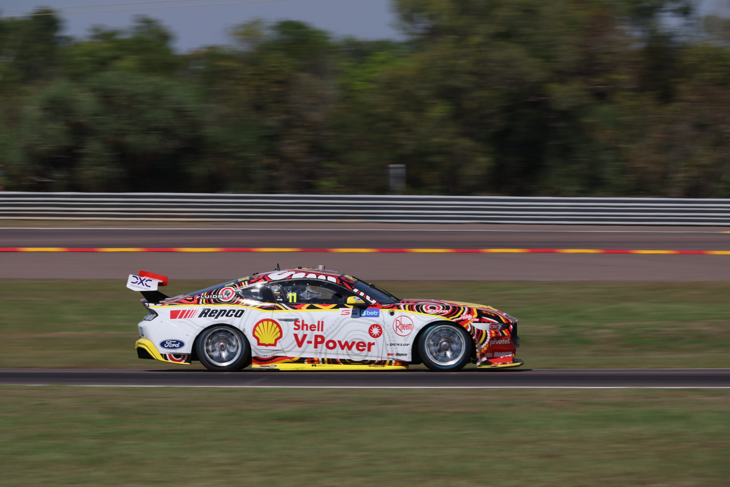 Inside the Repco 100 display at the National Motor Racing Museum ...