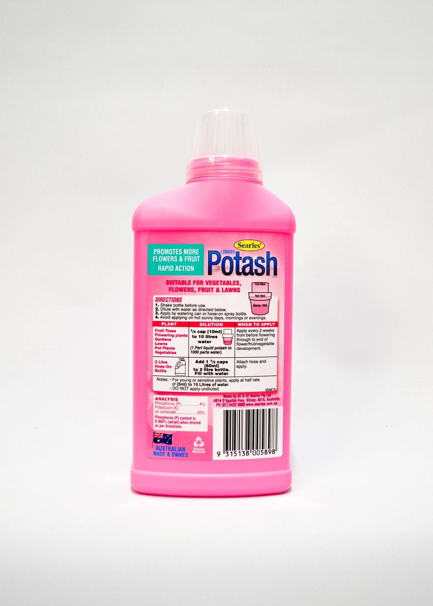 Minerals - Potash - Searles - Liquid - Guildford Garden Centre