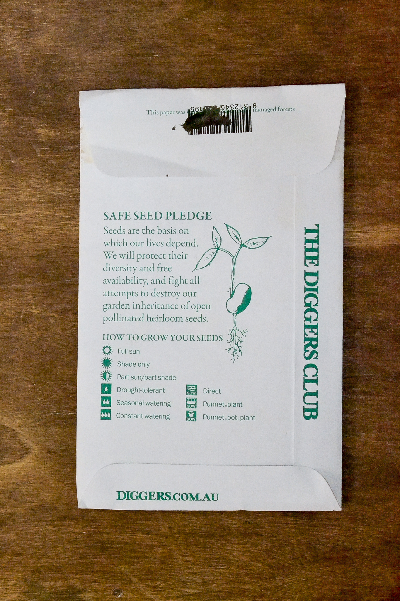 Bean - Giant Of Stuttgart - Diggers Seeds - Guildford Garden Centre