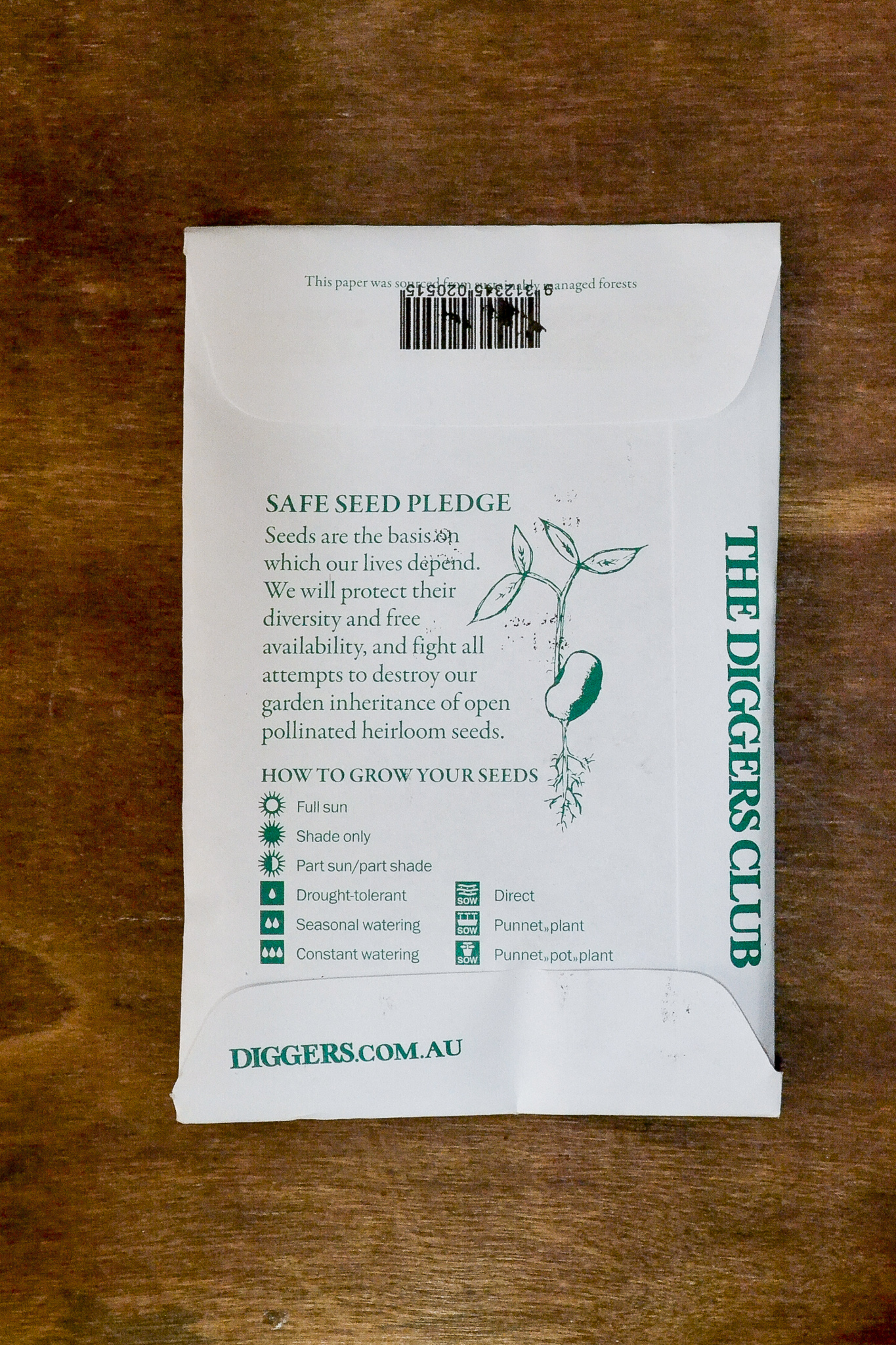 Bean - Violet Queen - Diggers Seeds - Guildford Garden Centre