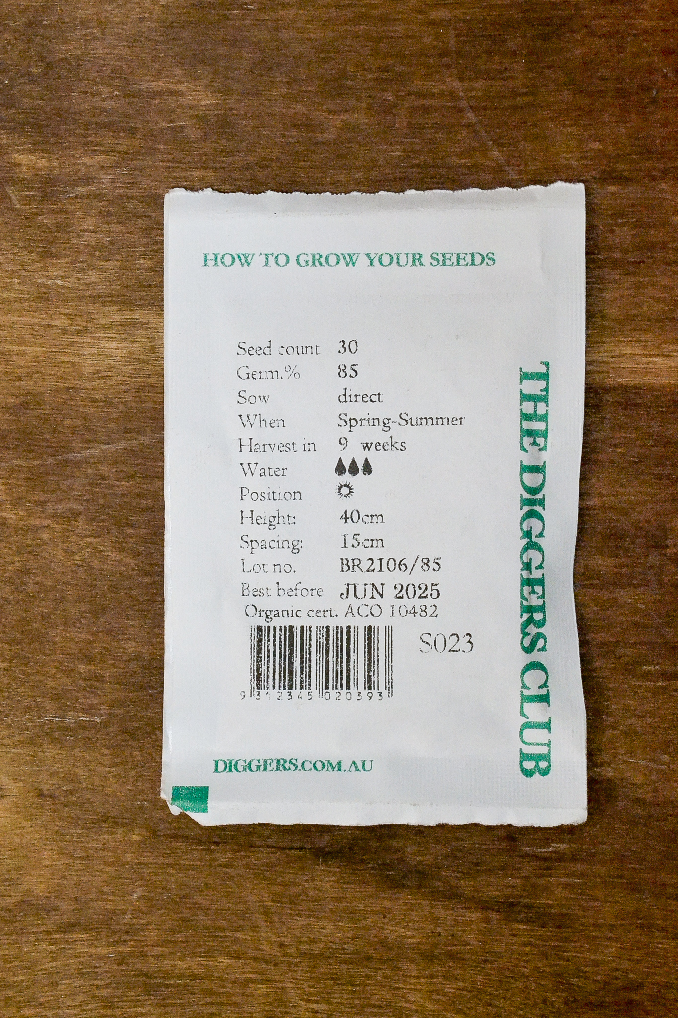 Bean - Sex Without Strings - Diggers Seeds - Guildford Garden Centre