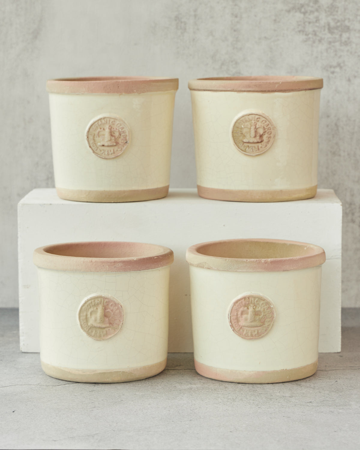 Pot - Kew Round Ivory - Ceramic - Guildford Garden Centre