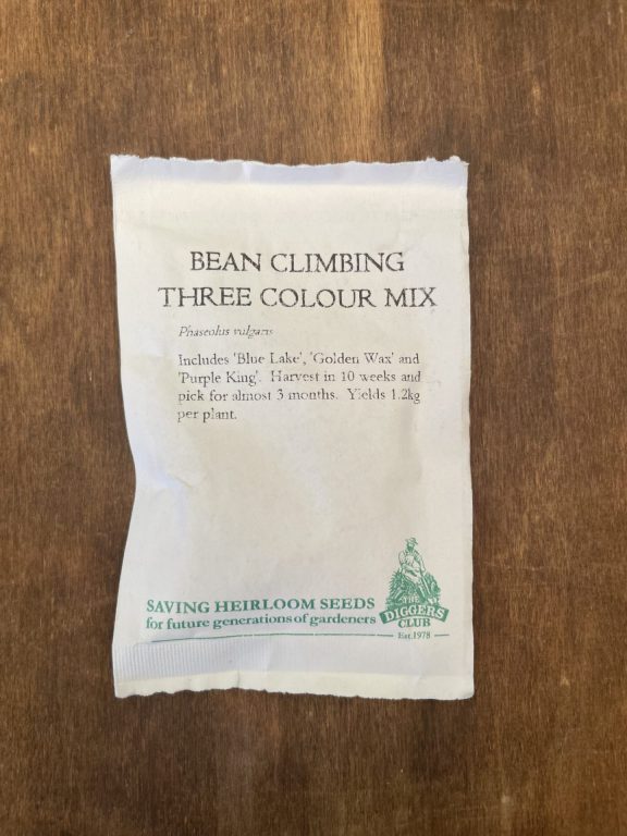 Bean - Climbing Three Colour Mix - Diggers Seeds - Guildford Garden Centre