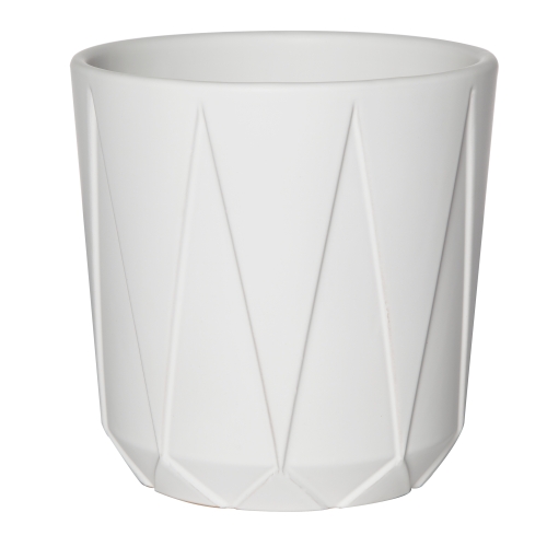 Pot - Deni White - Ceramic - Guildford Garden Centre