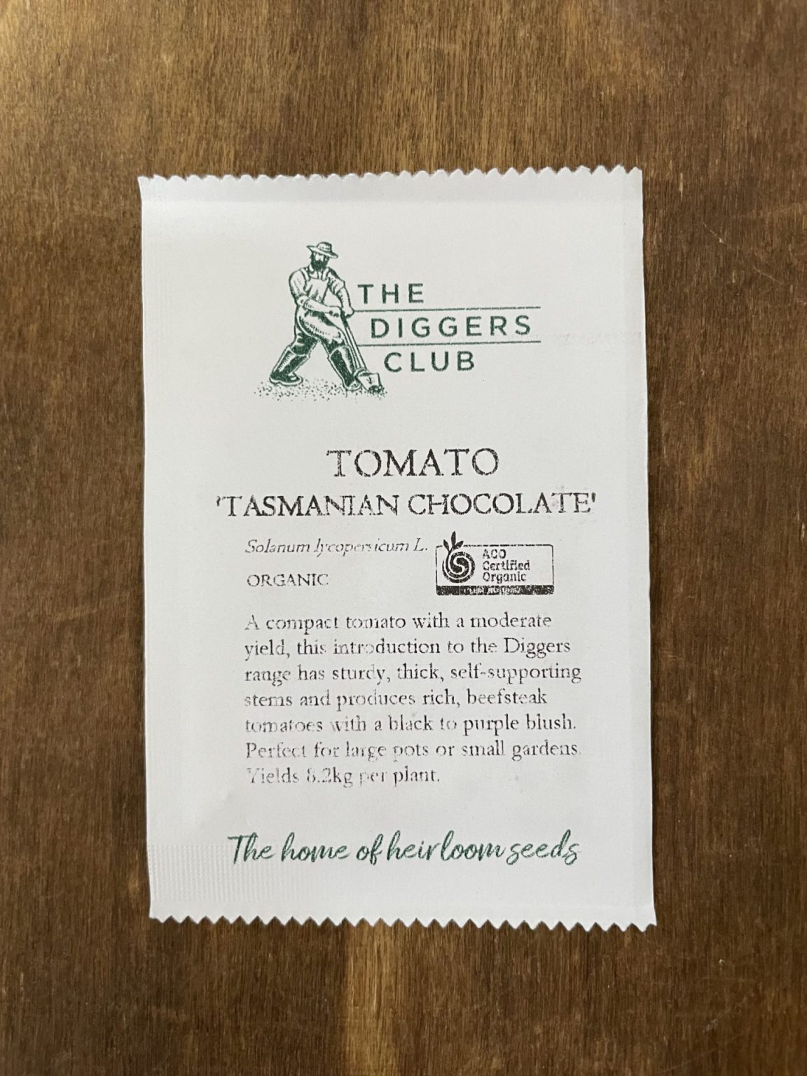 Tomato - Tasmanian Chocolate - Diggers Seeds - Guildford Garden Centre
