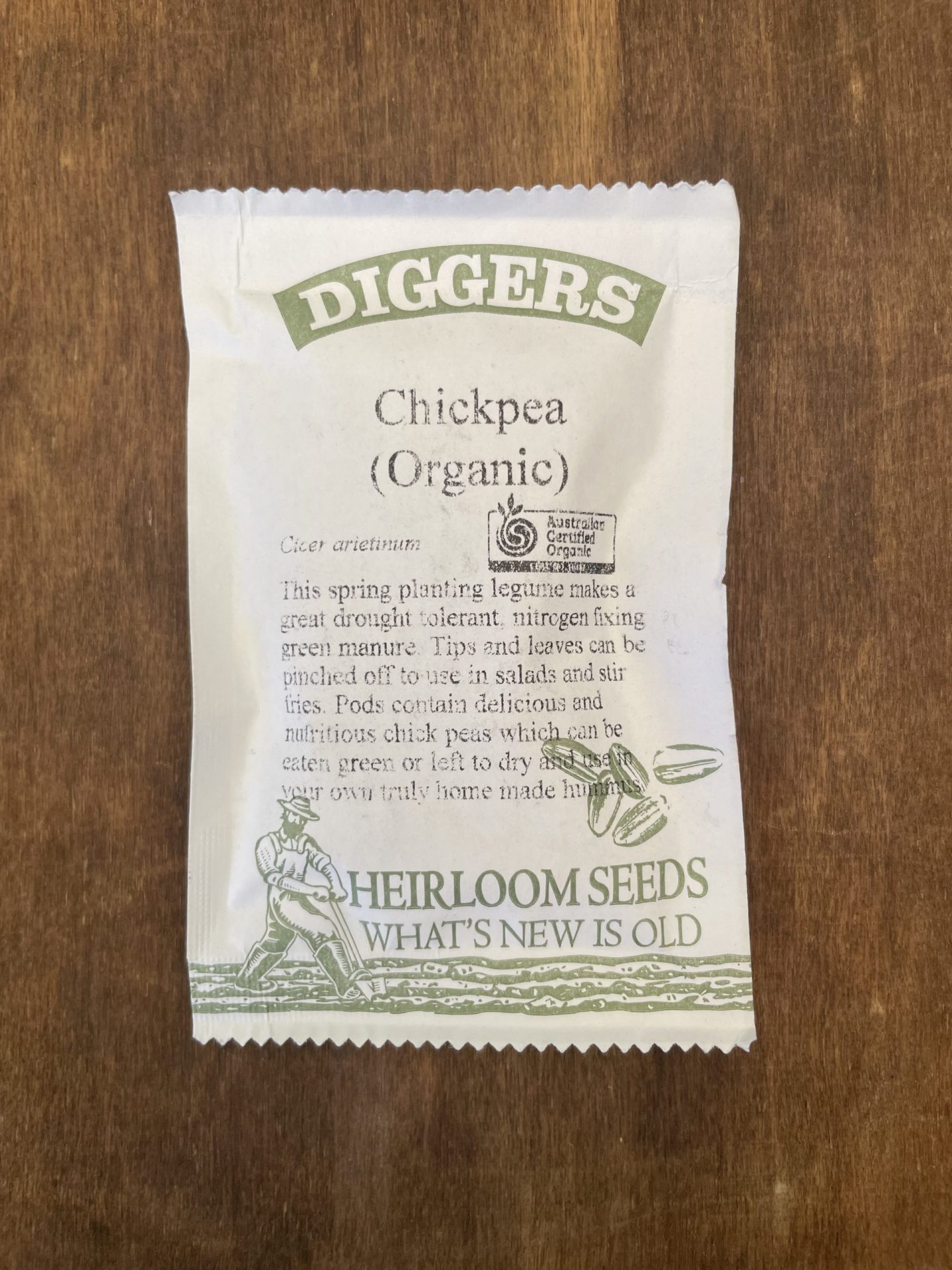 Chickpea - Diggers Seeds - Guildford Garden Centre