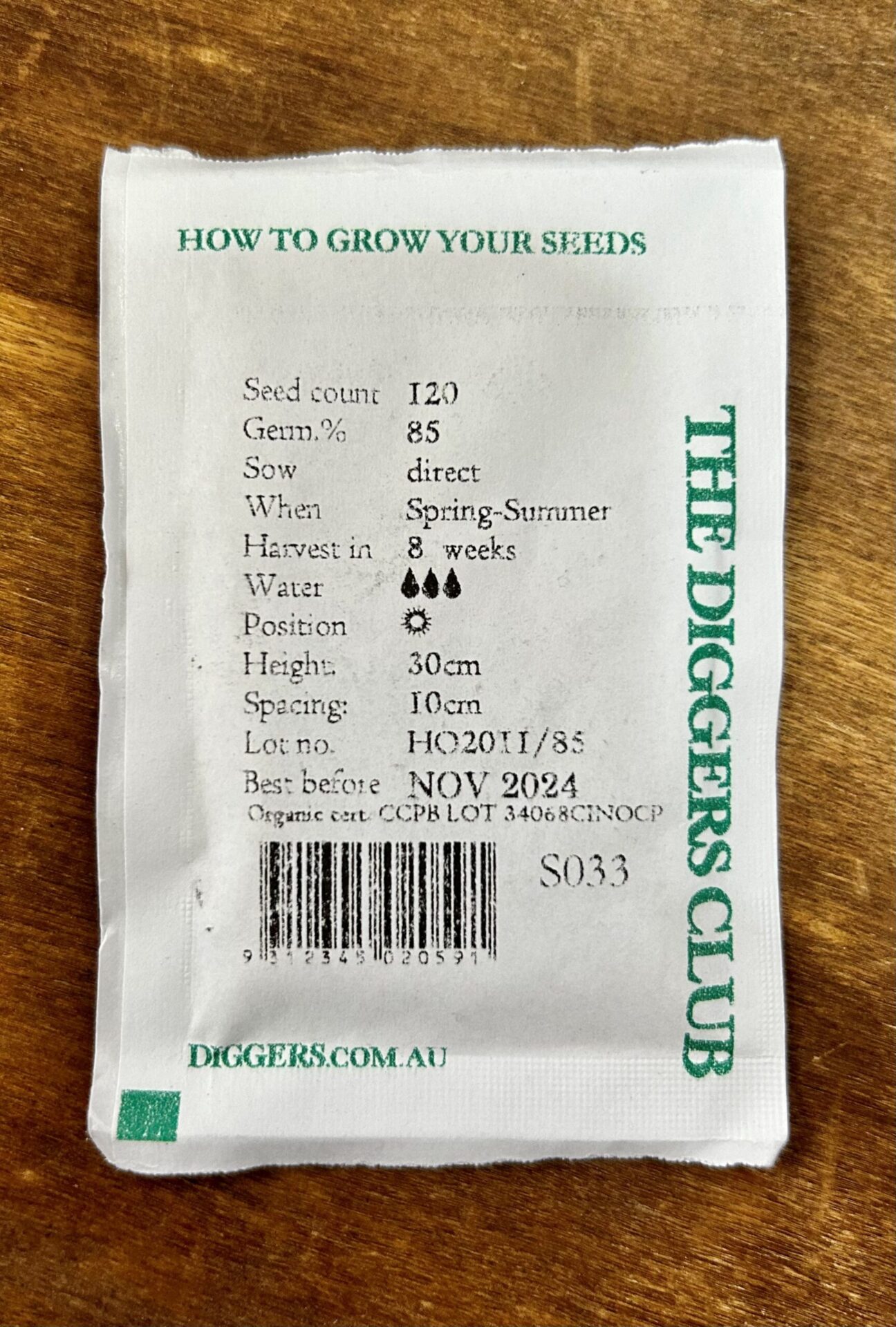 Beetroot - Chioggia - Diggers Seeds - Guildford Garden Centre