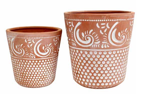 Pot - Moroccan Style - Terracotta - Guildford Garden Centre