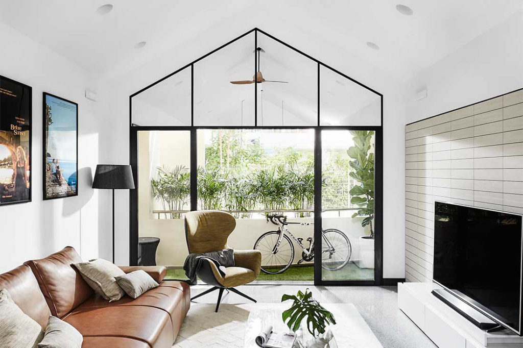Apartment with a pitched roof | Lookbox Living