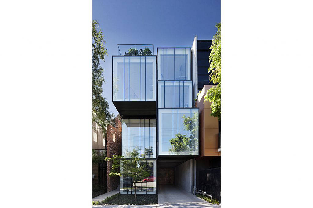 An exotic home that resembles a stack of glass boxes | Lookbox Living