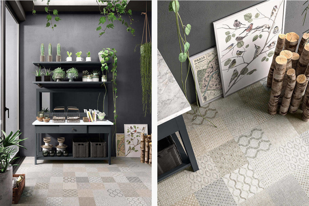 New designs for this popular fabric-effect porcelain tile collection ...