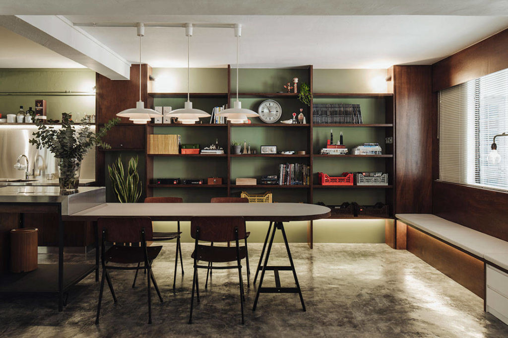An old HDB flat turns now a timeless mid-century modern home | Lookbox ...