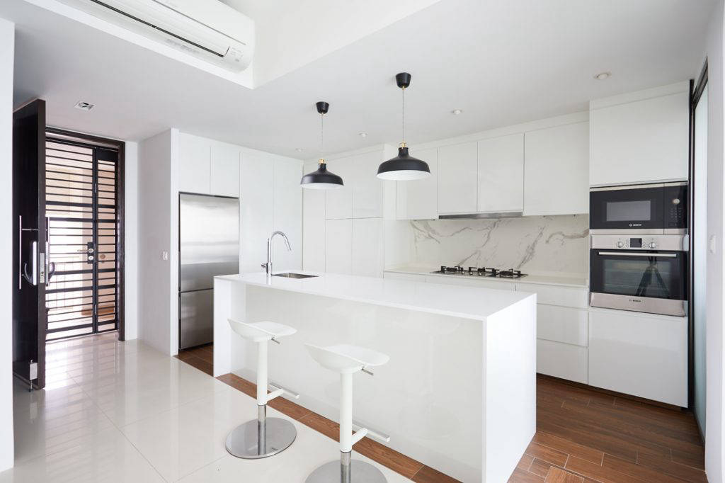 860sqft condo made bigger with an open-plan living space | Lookbox Living