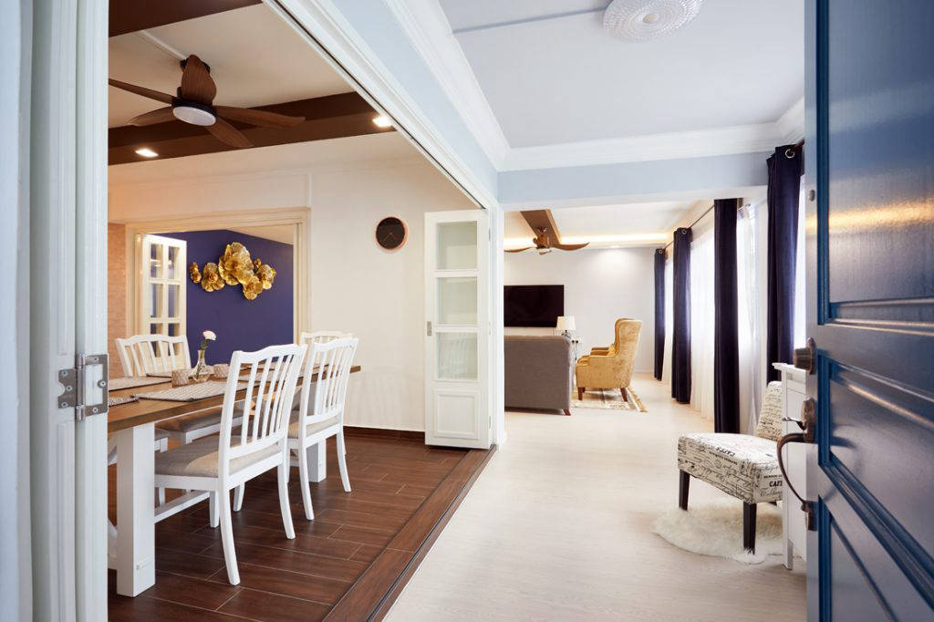 Relaxed glamour in a modern farmhouse HDB flat | Lookbox Living