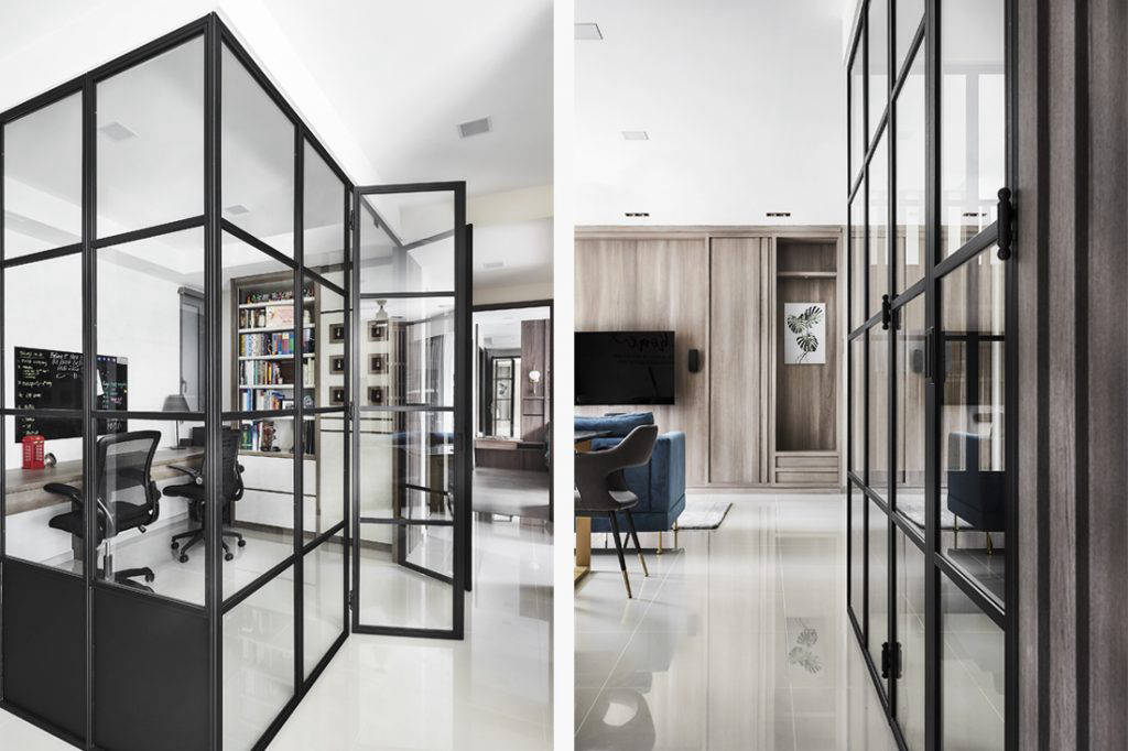 A stylish retreat with wood and steel accents | Lookbox Living