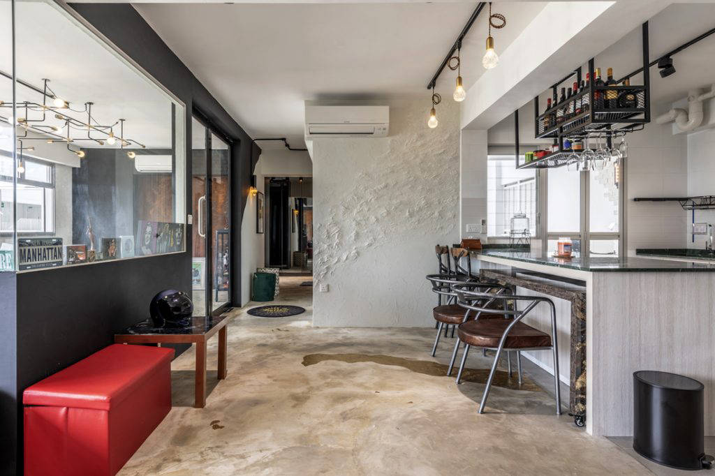 New York loft style in an HDB BTO flat | Lookbox Living