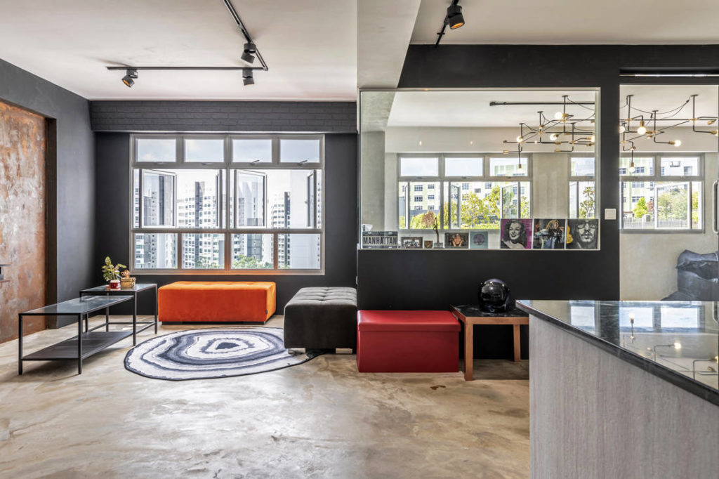 New York loft style in an HDB BTO flat | Lookbox Living