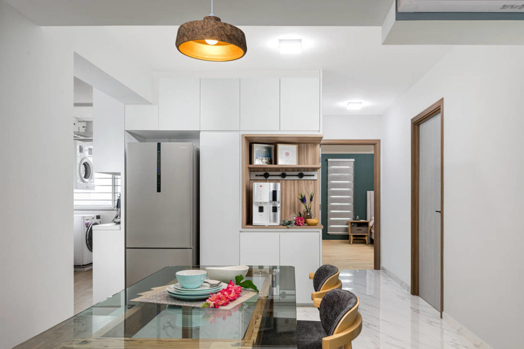 Open and closed spaces meet fluidly in this HDB flat | Lookbox Living