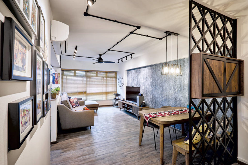 Open and closed spaces meet fluidly in this HDB flat | Lookbox Living