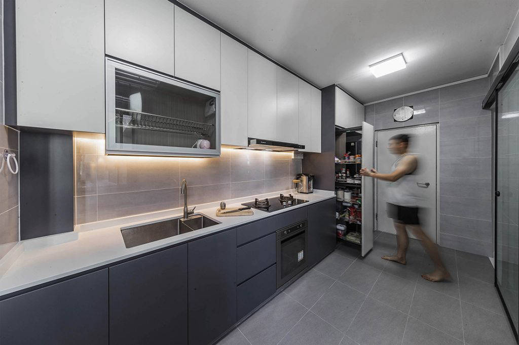 A matter of contrast in this upgraded resale flat | Lookbox Living