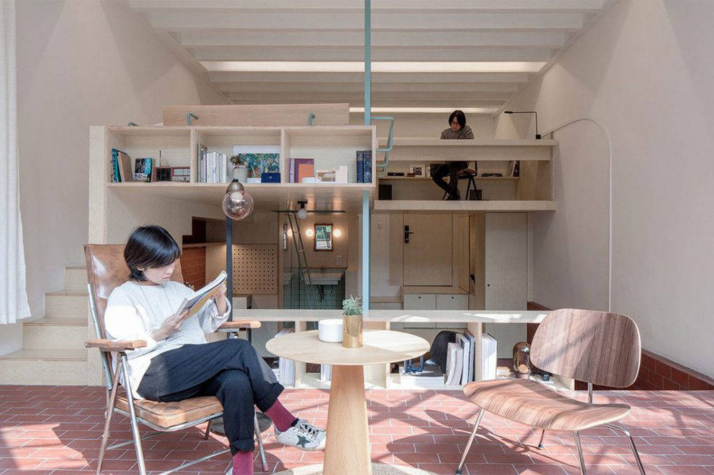 U-shaped room becomes an entire house in Shanghai | Lookbox Living