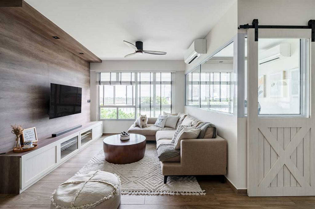 The comforts and bliss of farmhouse living in an HDB flat | Lookbox Living