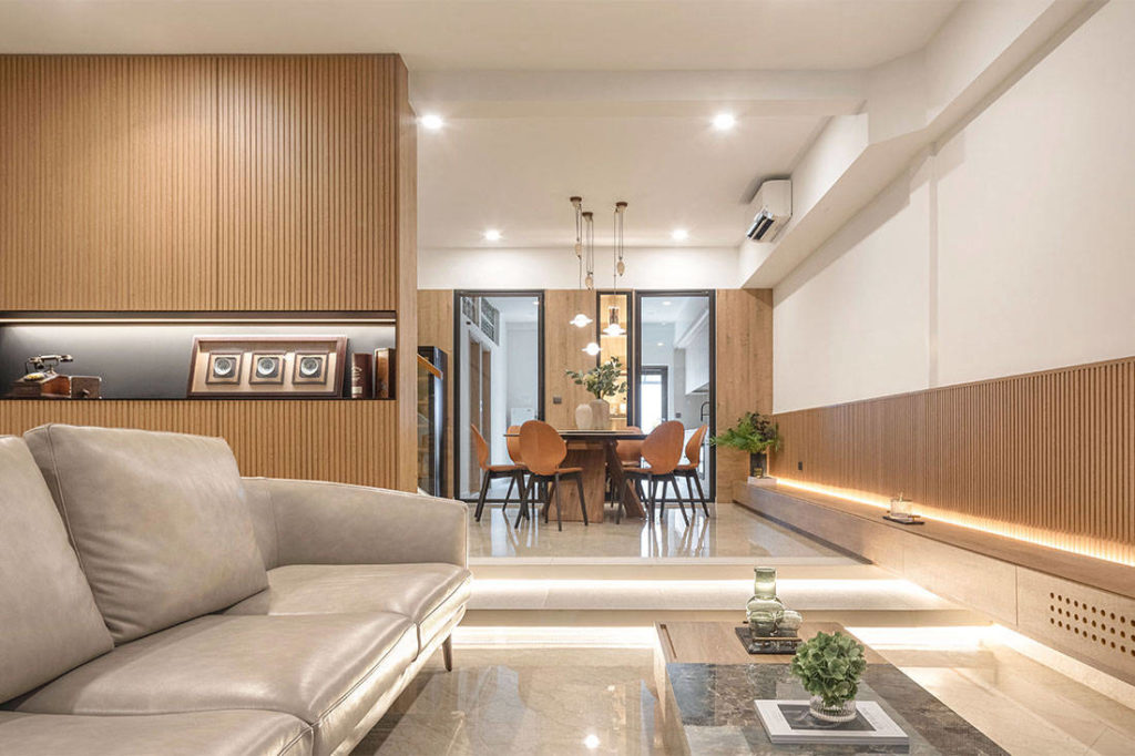 An inter-terrace home designed for comfort and the good things in life ...