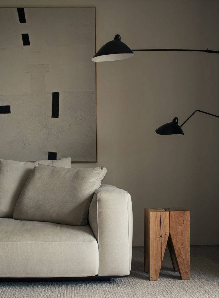 Stepping into comfort in an apartment made just right for a young ...