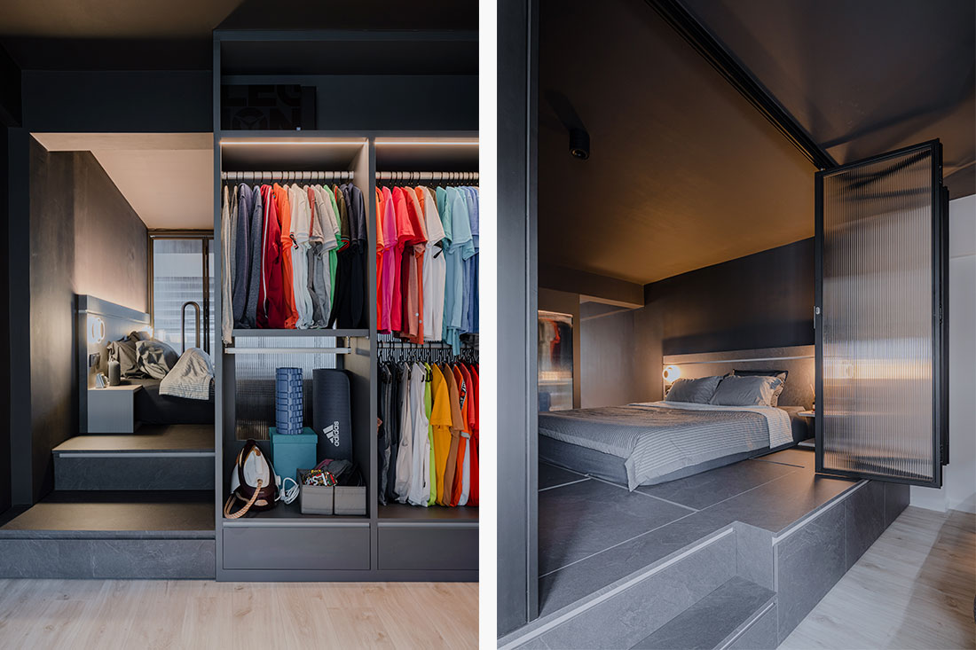 Three-room flat transformations for solo life | Lookbox Living