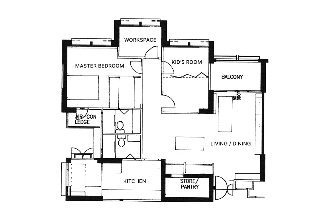Remarkable HDB flat layout transformations | Lookbox Living