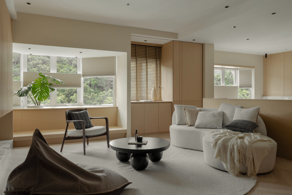 An all-wood-tone apartment by Dare Solution | Lookbox Living