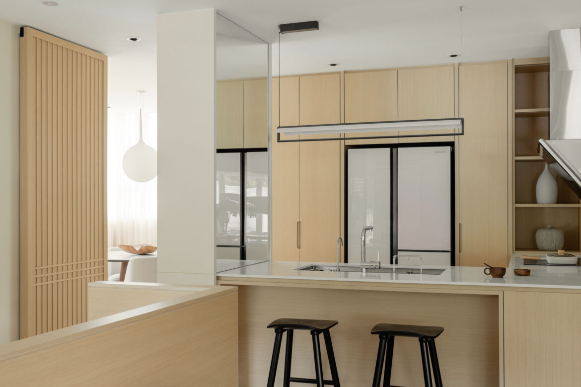 An all-wood-tone apartment by Dare Solution | Lookbox Living