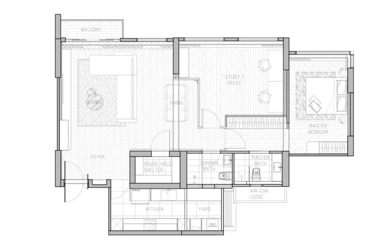 A five-room flat now a Japandi haven | Lookbox Living