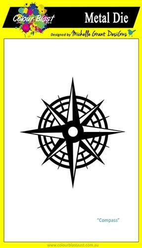 Colour Blast Compass Metal Die