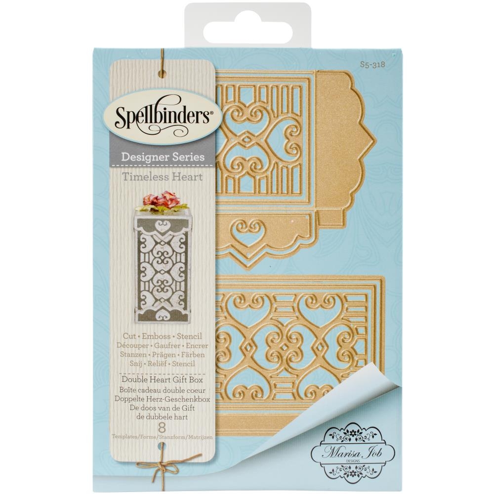 Spellbinders Timeless Heart Designer Series By Marisa Job - Double ...