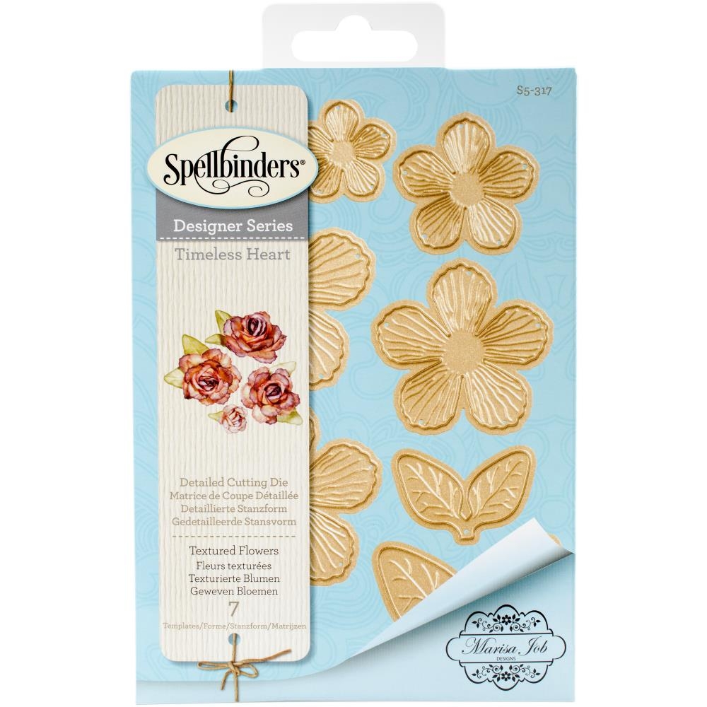 Spellbinders Timeless Heart Designer Series By Marisa Job - Textured ...