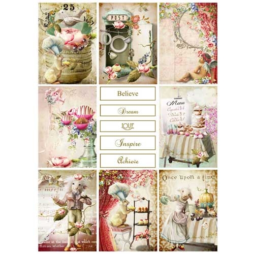 Mixed Media A4 Sheet - Lamb