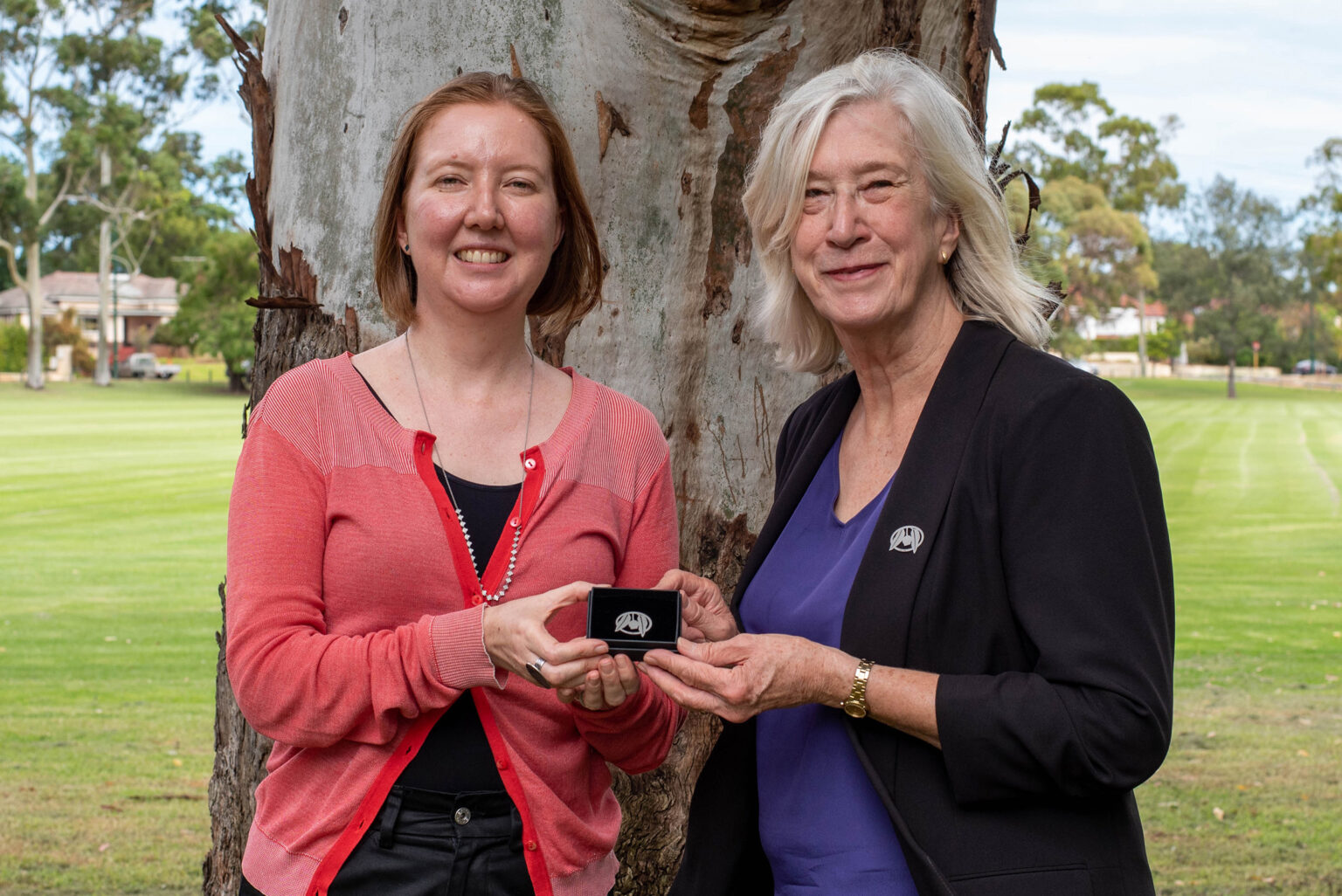 Edith Cowan commemorative pin featured in WA Parliament – Melissa Cameron