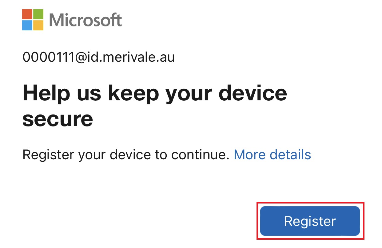 Merivale Authentication