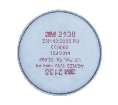 3M 2138 Particulate Filter Pair GP3 - Filters & Cartridges - Safety ...